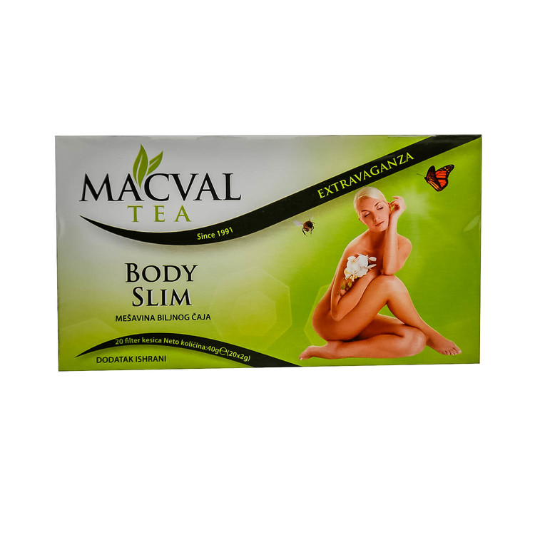 Macval body extra slim čaj filter 40g