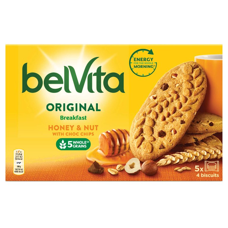 Elvita keks belvita honey nut 225g elvita