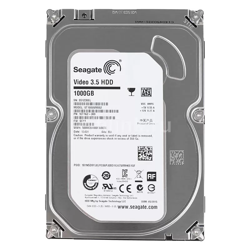 1TB Hard disk Seagate Video 3.5 HDD