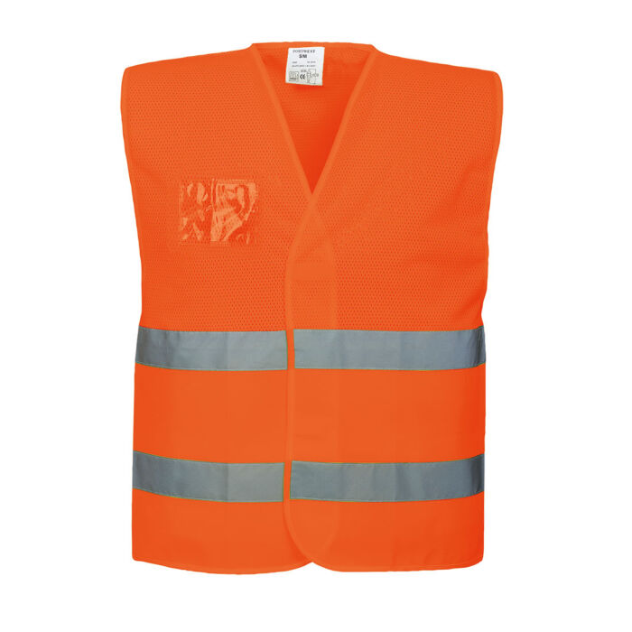 Hi-Vis polu-mrežasti prsluk