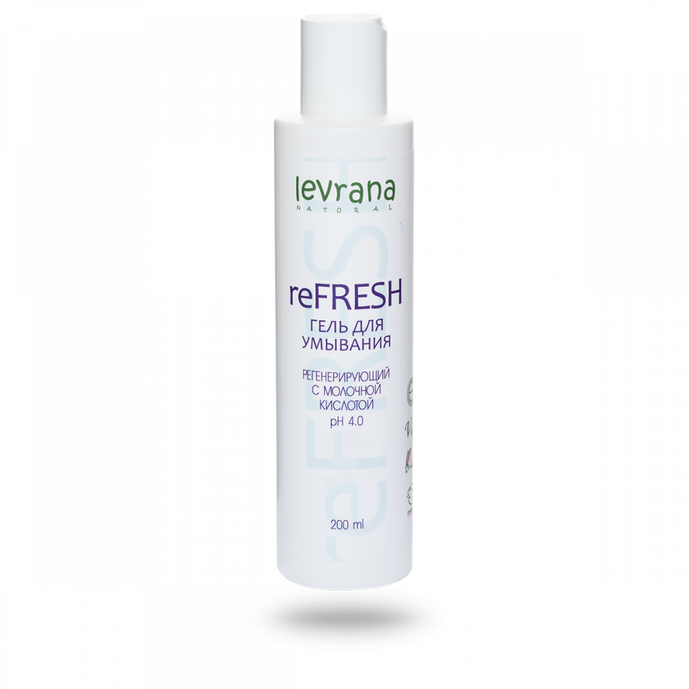 LEVRANA Gel za umivanje reFRESH Organic certified 200 ml