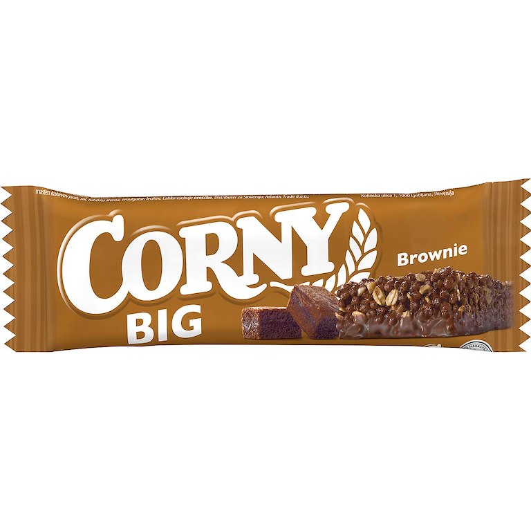 Corny bar extra big brownie 50g sch corny