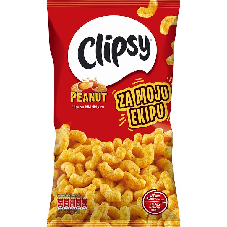 Clipsy flips peanut 140g clipsy