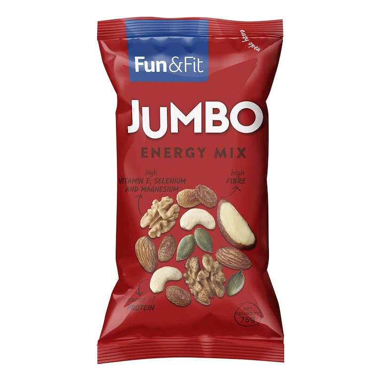 fun&fit energy mix jumbo 75g fun&fit