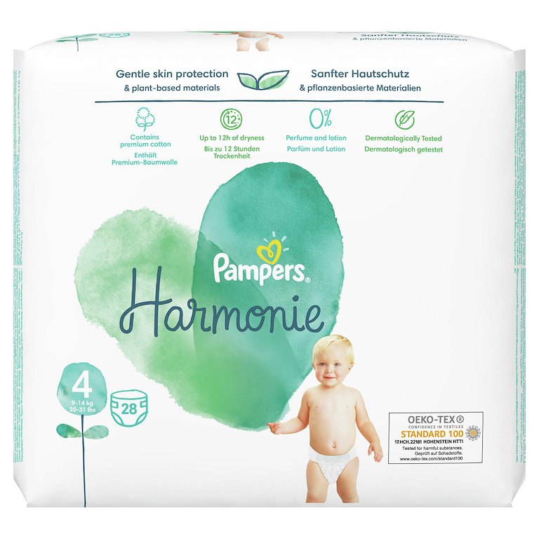 Pampers pelene pure vp 4 maxi 28/1 p&g pampers