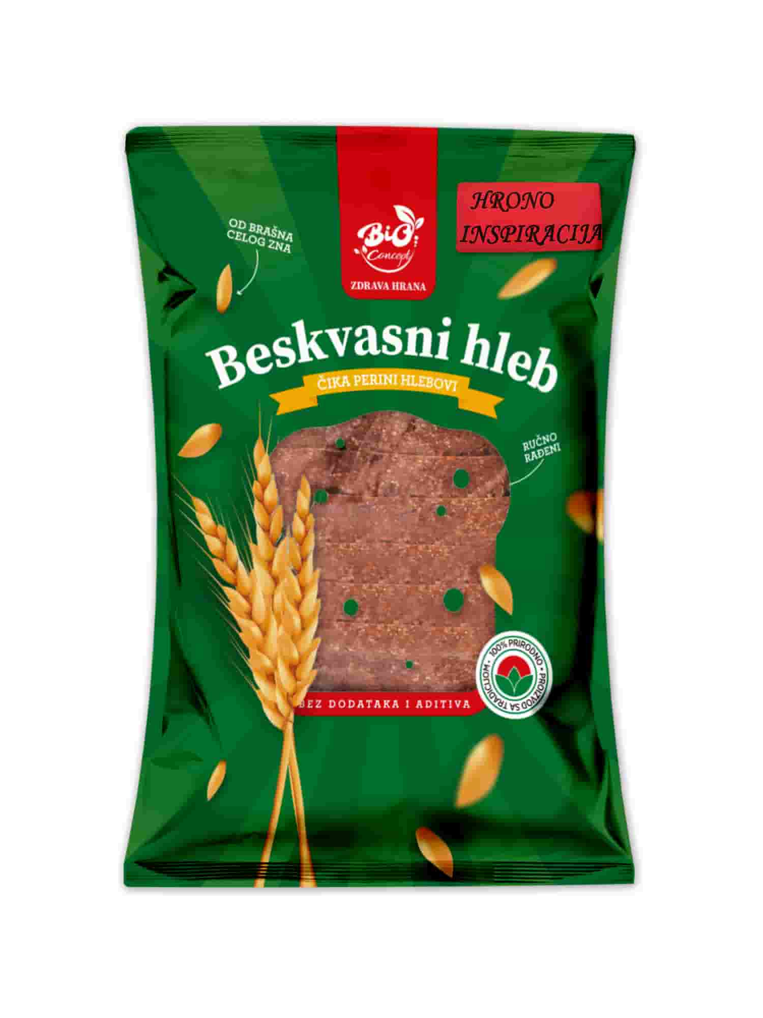 Hrono inspiracija beskvasni hleb 350g Bio Concept