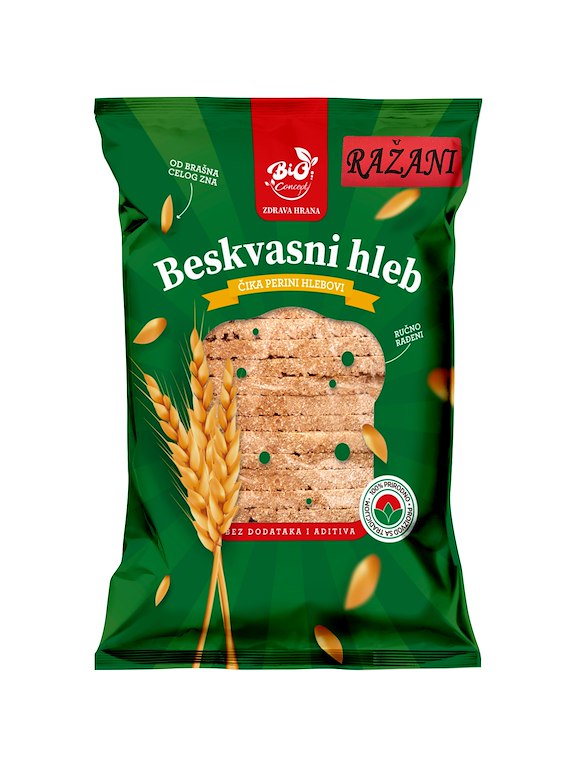 Ražani beskvasni hleb 400g Bio Concept