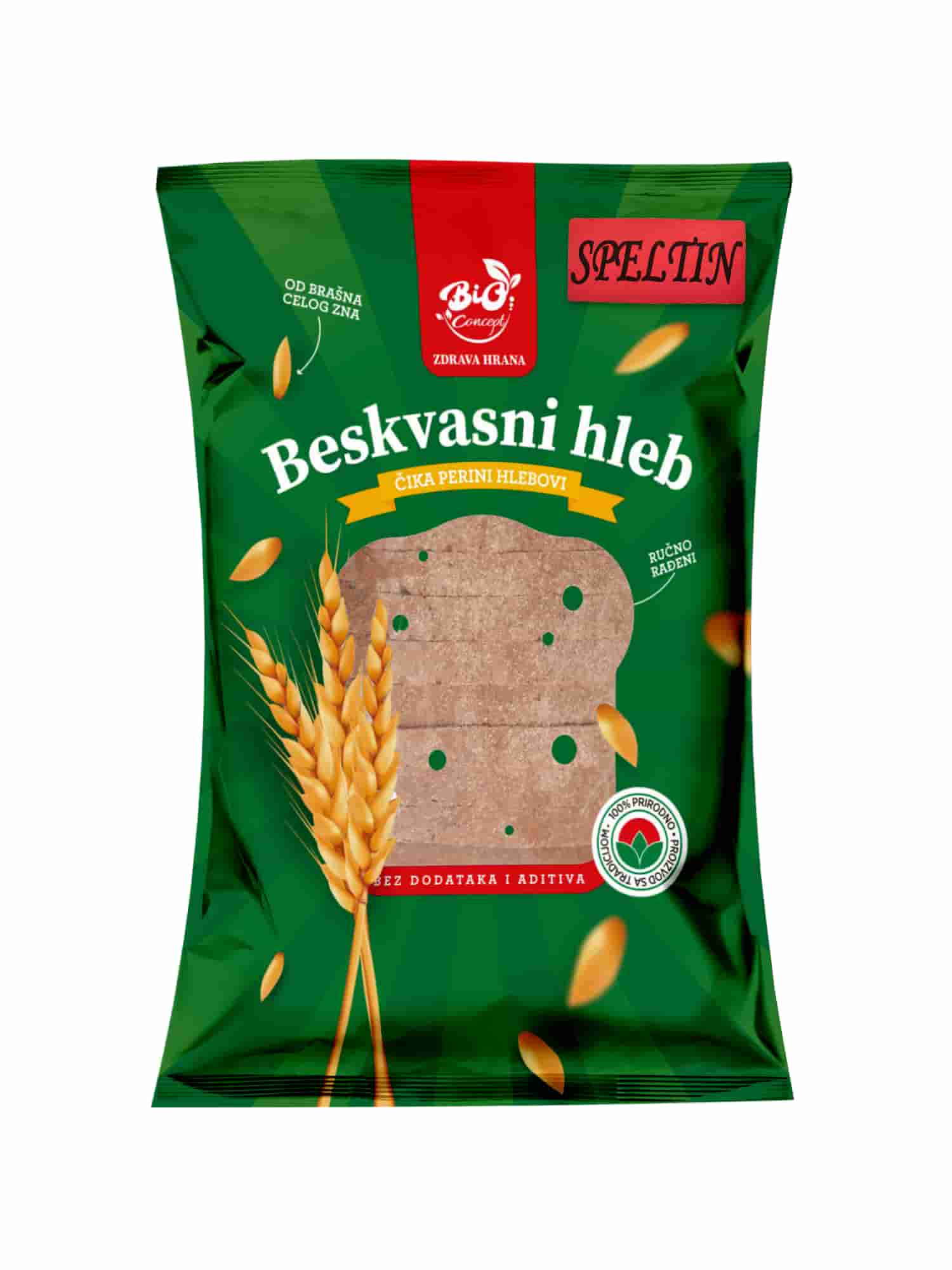 Speltin beskvasni hleb 400g Bio Concept