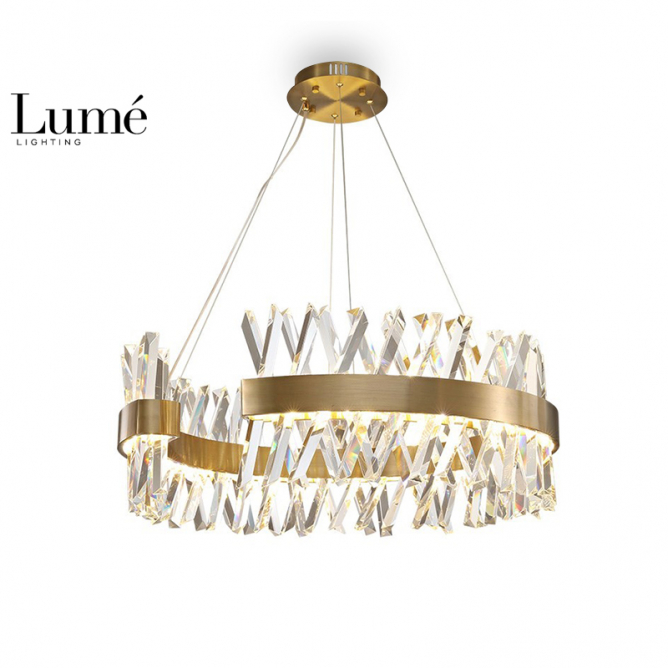 BELORE 5 LUSTER LED 80W 3000K ANTIQUE MESING