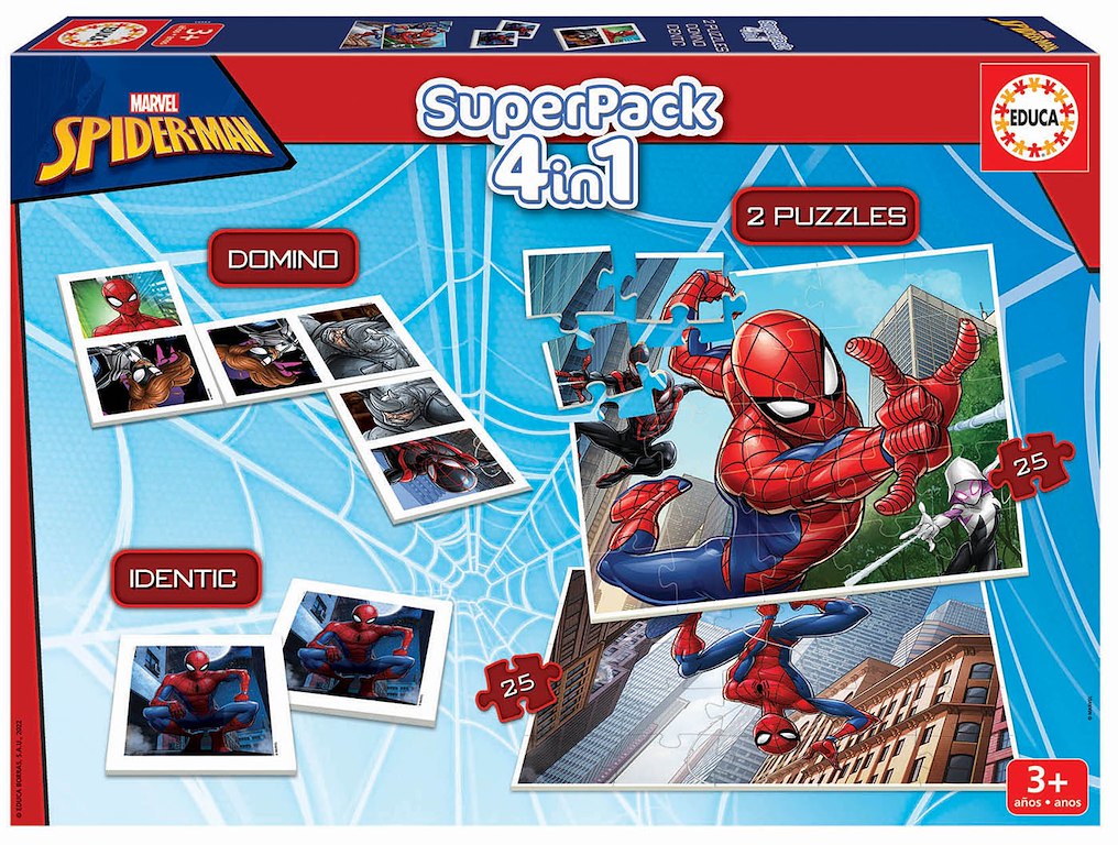 Puzzle 4u1 Spiderman