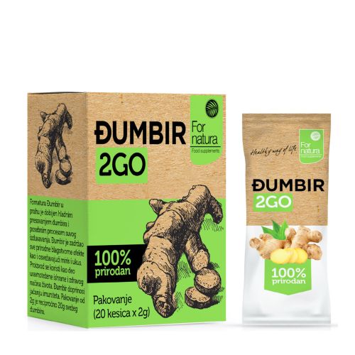 ĐUMBIR (DJUMBIR) 2GO 2g 20 KESICA FORNATURA (lat. Zingiber officinale)