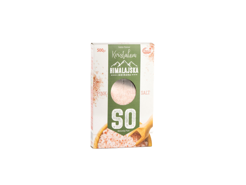 BIO UNA HIMALAJSKA SO ROZA JODIRANA 500GR