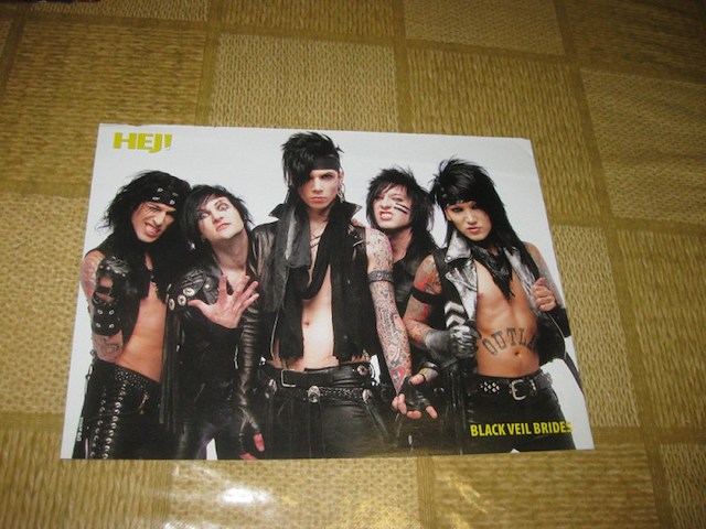 Poster (dvostrani) Black Veil Brides, Sumrak saga Prask