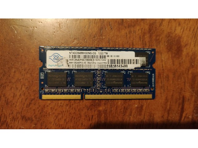 Ram memorija DDR3 Nanya , 4GB , 1333MHz