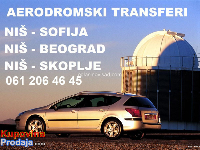 Prevoz putnika Niš Sofija aerodrom Airport Transfers