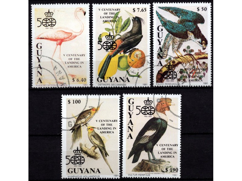 Guyana 1991. Komplet serija, Fauna