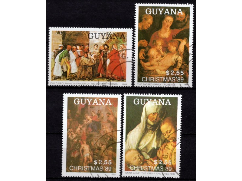 Guyana 1989. Komplet serija