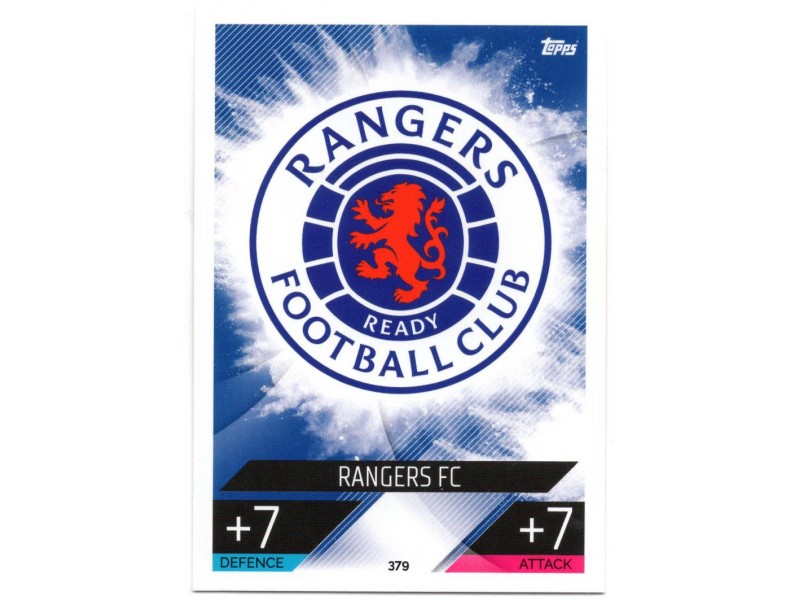 379. RANGERS FC - TOPPS Match ATTAX 2022
