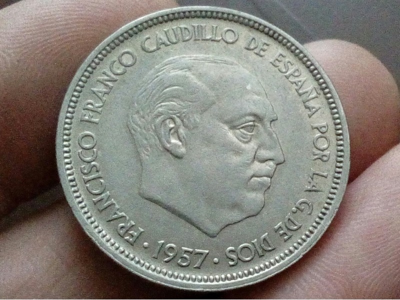 Spanija, 50 pezeta 1958