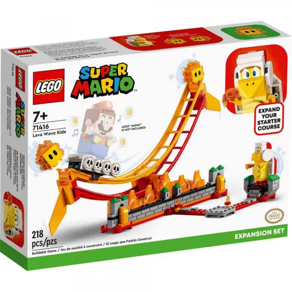 LEGO SUPER MARIO LAVA WAVE RIDE EXPANSION SET