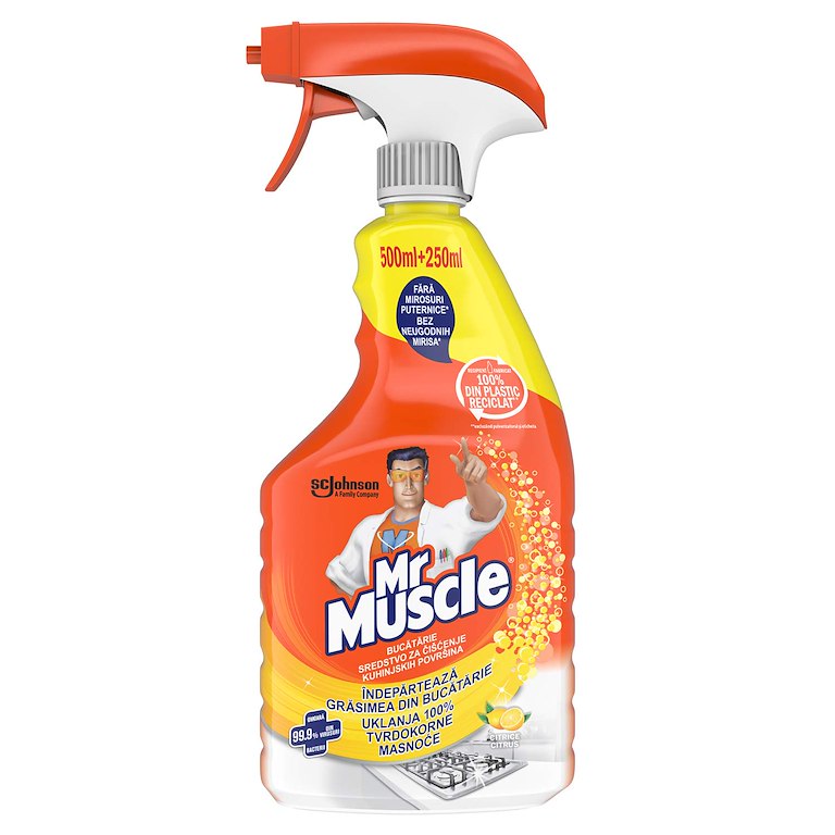 Mr muscolo sred za čišćenje kuhinje limun 750ml mr muscolo