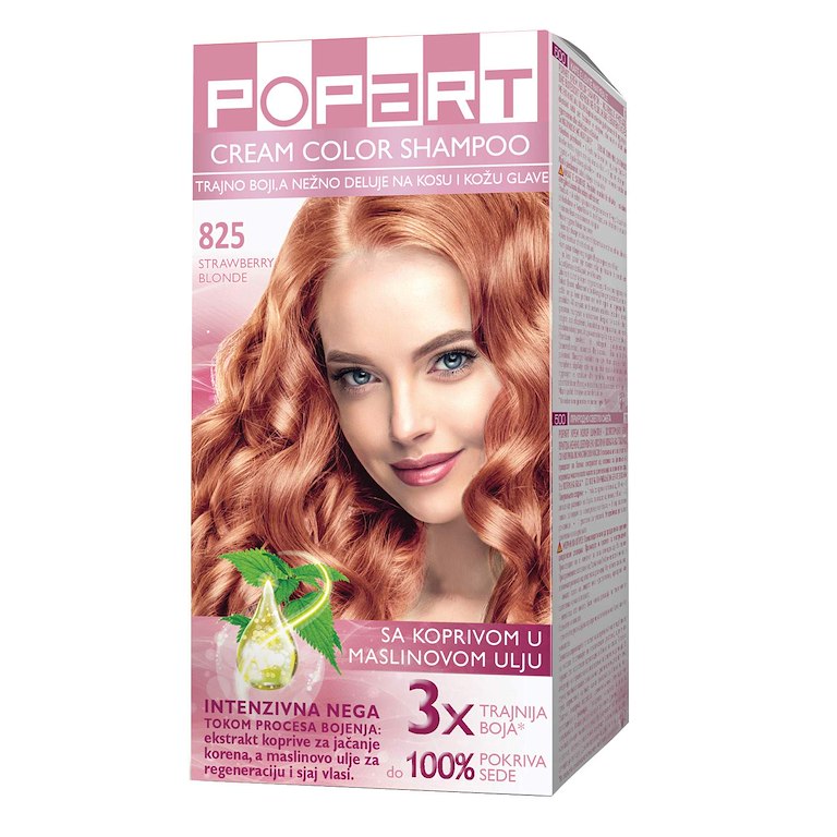 Popart color šampon creme 825 jagoda plava popart