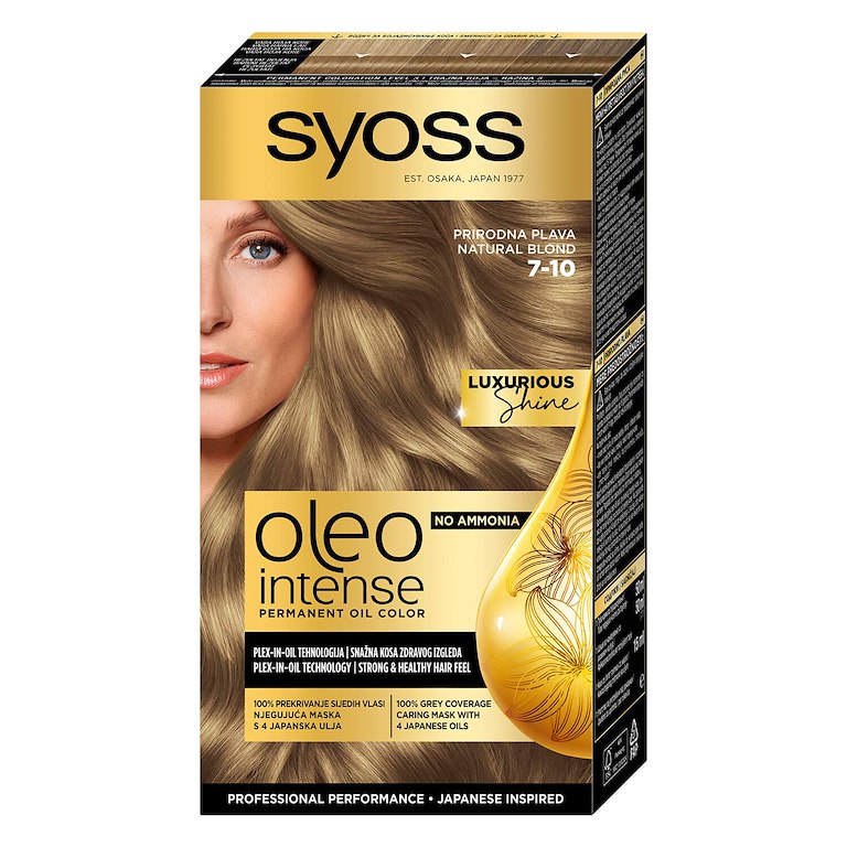 Syoss olea intense farba za kosu bez amonijaka prirodno plava 50ml+50ml+15ml