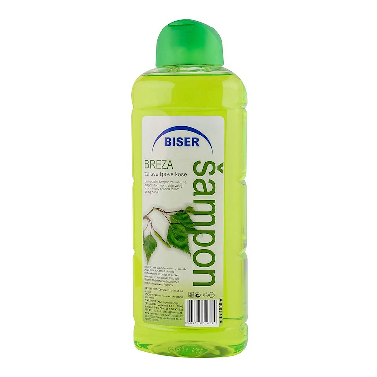 Biser šampon breza 1l biser