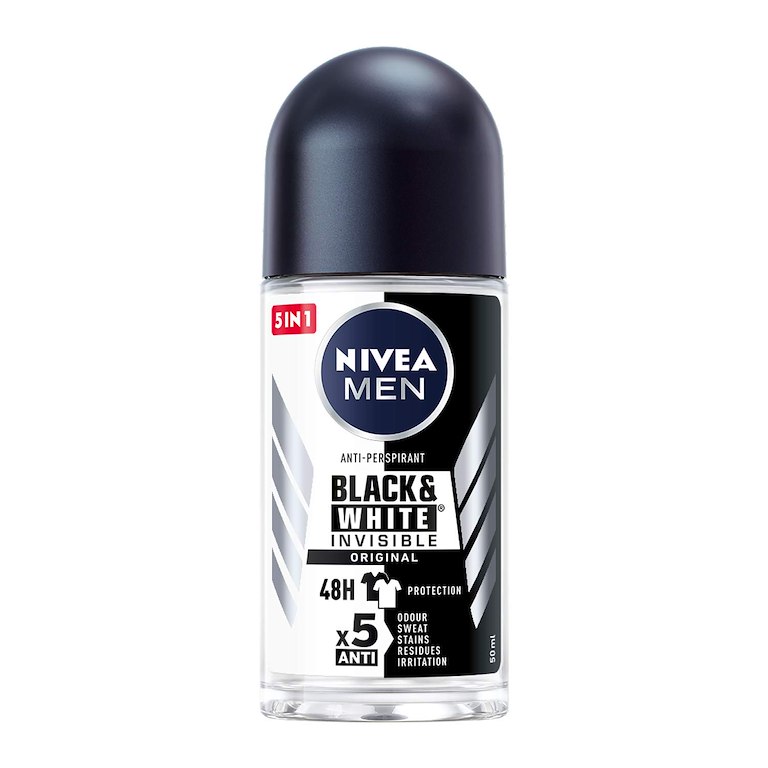 Nivea men invisible for black&white dezodorans roll-on 50ml