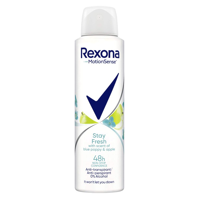 Rexona deo sprej fr bl popy & apple 150ml rexona