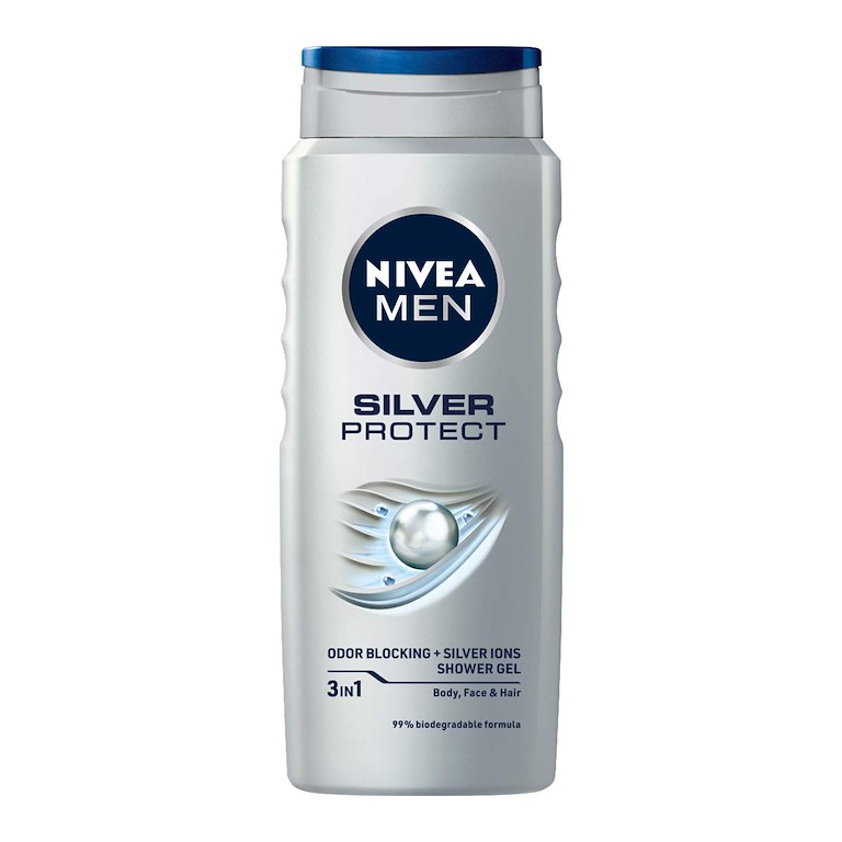 Nivea men silver protect gel za tuširanje 500ml