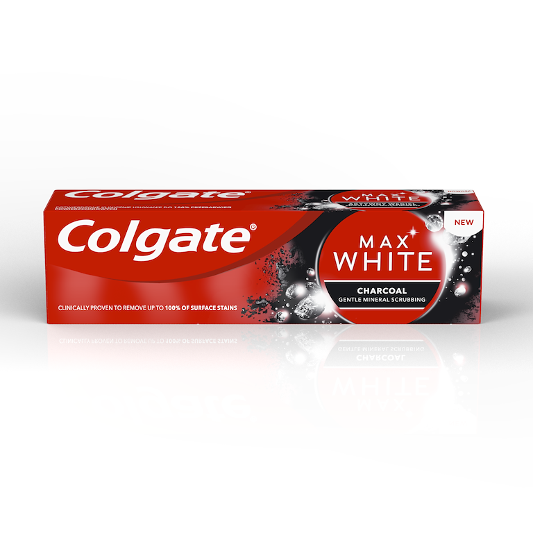 Colgate zp max white charcoal 75ml colgate