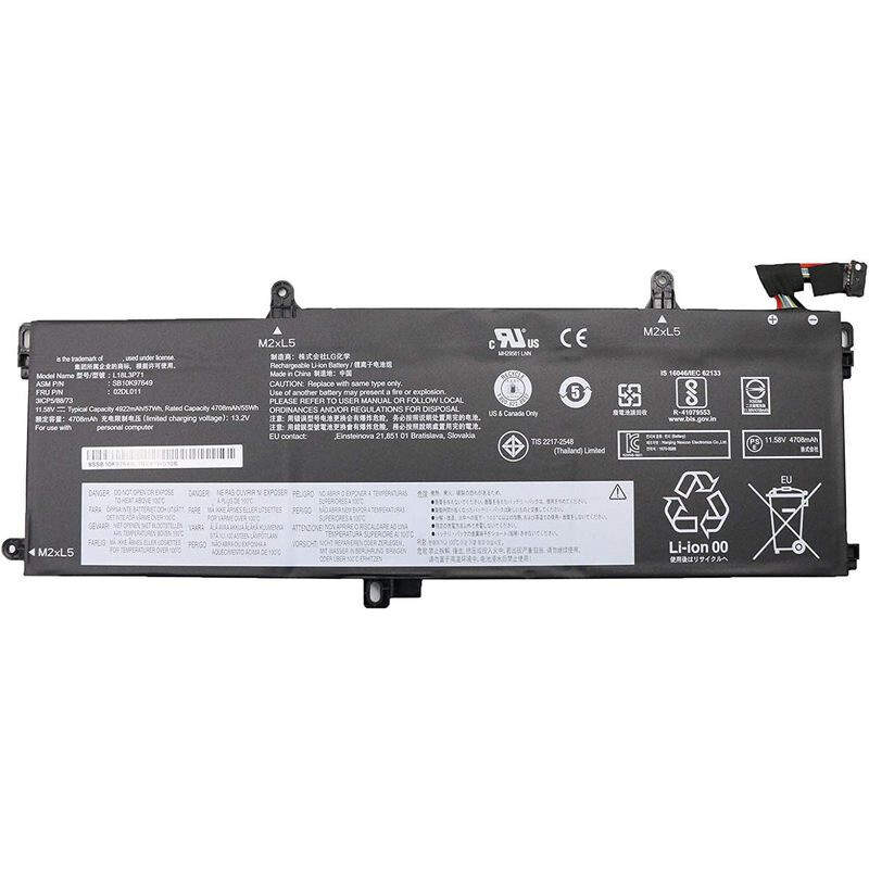 Baterija za laptop Lenovo ThinkPad T15 T590 P53S P15S org