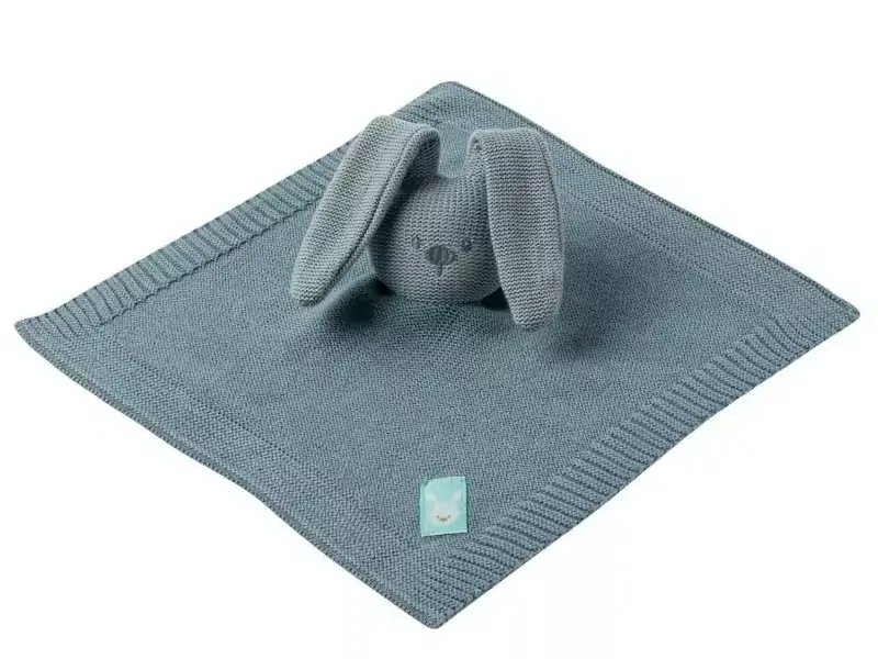 NATTOU IGRAČKA PLETENO ĆEBE SA LIKOM ZEKE, ZELENA
