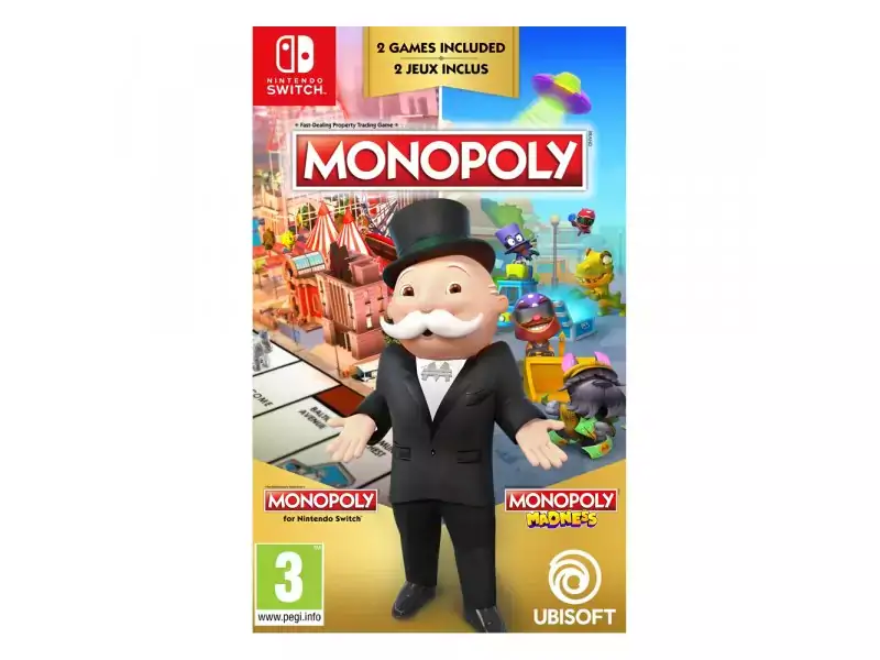 UBISOFT ENTERTAINMENT SWITCH MONOPOLY + MONOPOLY MADNESS