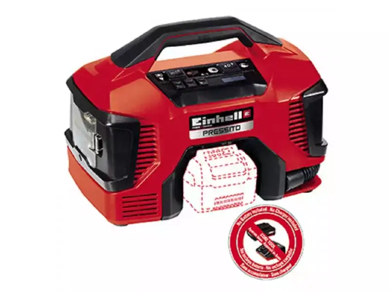 EINHELL TE-AC 18/11 LIAC – SOLO AKUMULATORSKI HIBRIDNI KOMPRESOR PRESSITO POWER X-CHANGE