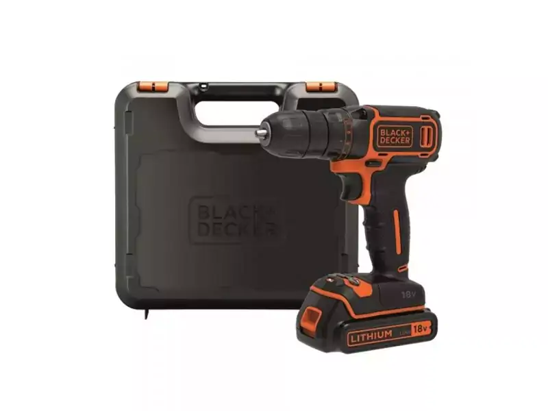 BLACK&DECKER BDCDC18K AKU BUSILICA ODVIJAC 18V SA 1 BATERIJOM I KOFEROM