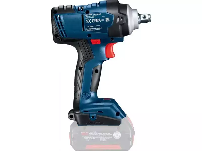 BOSCH GDS 18V-400 AKUMULATORSKI UDARNI ODVRTAČ, BEZ BATERIJE I PUNJAČA, 06019K0021