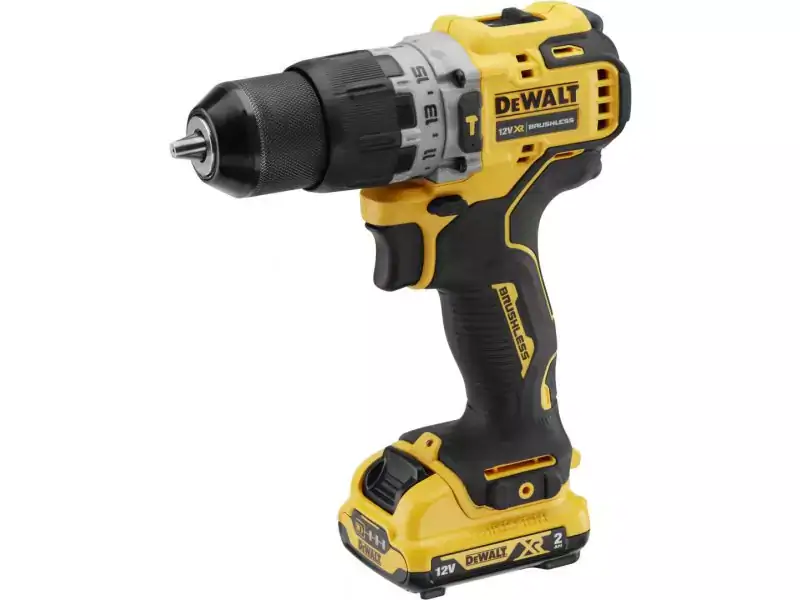 DEWALT AKUMULATORSKA BUŠILICA – ODVRTAČ DCD706D2; BRUSHLESS; 12V; 2×2,0AH