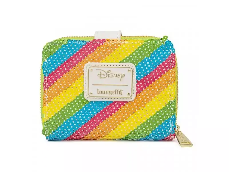 LOUNGEFLY DISNEY SEQUIN RAINBOW ZIP NOVČANIK