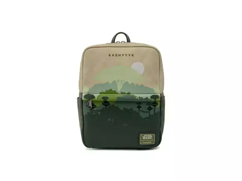 LOUNGEFLY STAR WARS LANDS KASHYYYK SQUARE MINI BACKPACK