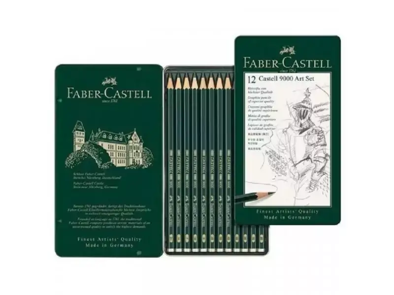 FABER-CASTELL GRAFITNA OLOVKA 9000 SET 1/12 119065