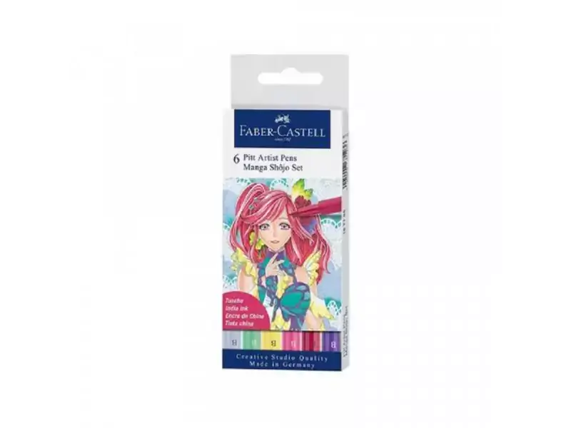 FABER-CASTELL PITT ART SET MANGA 1/6 167155