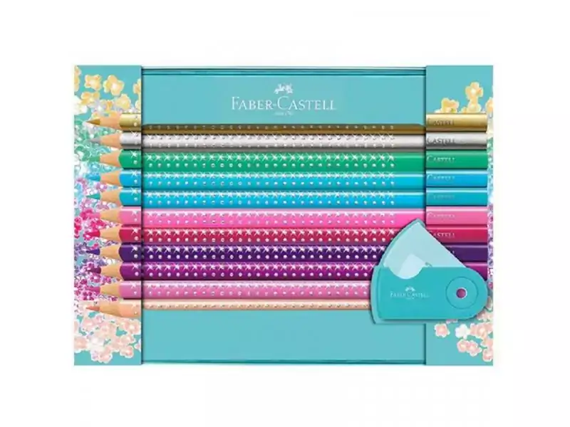 FABER-CASTELL DRVENE BOJICE SPARKLE MET.KUT.1/20 201641