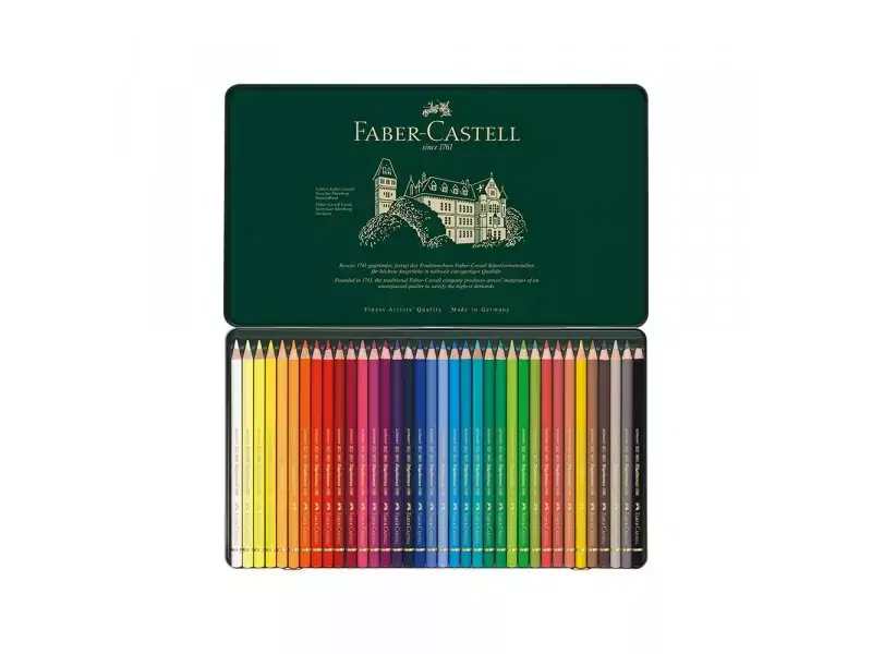 FABER-CASTELL DRVENE BOJICE POLYCHROMOS 1/36 110036 METALNA KUTIJA