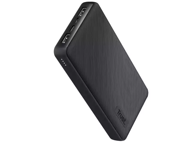 TRUST PRIMO 10.000MAH ECO POWERBANK, CRNI (24678)