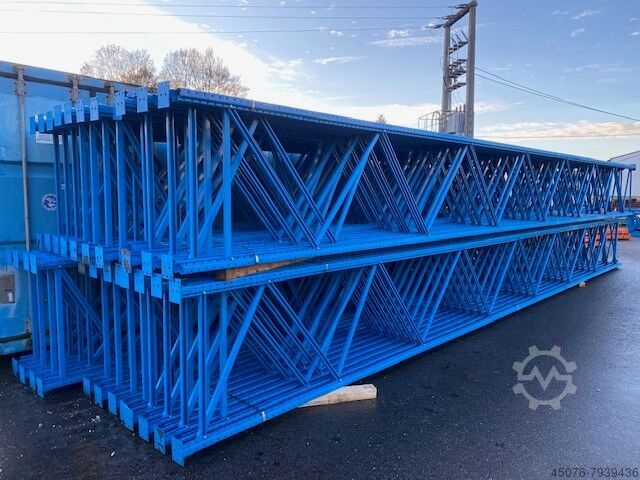 70 trčanja merača paleta Stow
70 lfm Palettenregal Stow H 10,5m Auflast/Fach 2100 kg