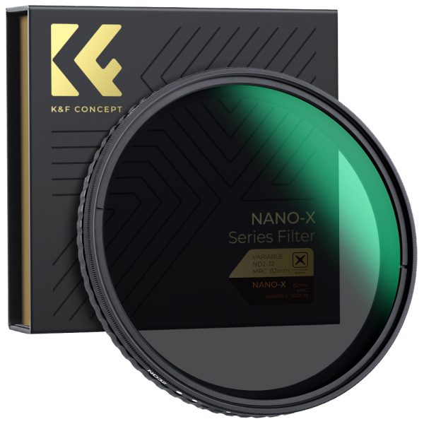 KF Concept 52mm XV38 Nano-X Variable ND Filter ND2-ND32 (W/O Black Cross)