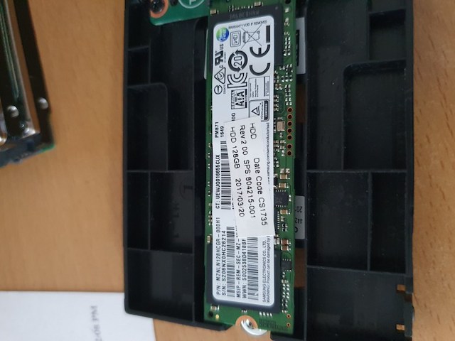 Hard disk SSD M.2 Samsung 128GB 100% Healt