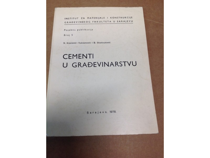 Cementi u građevinarstvu